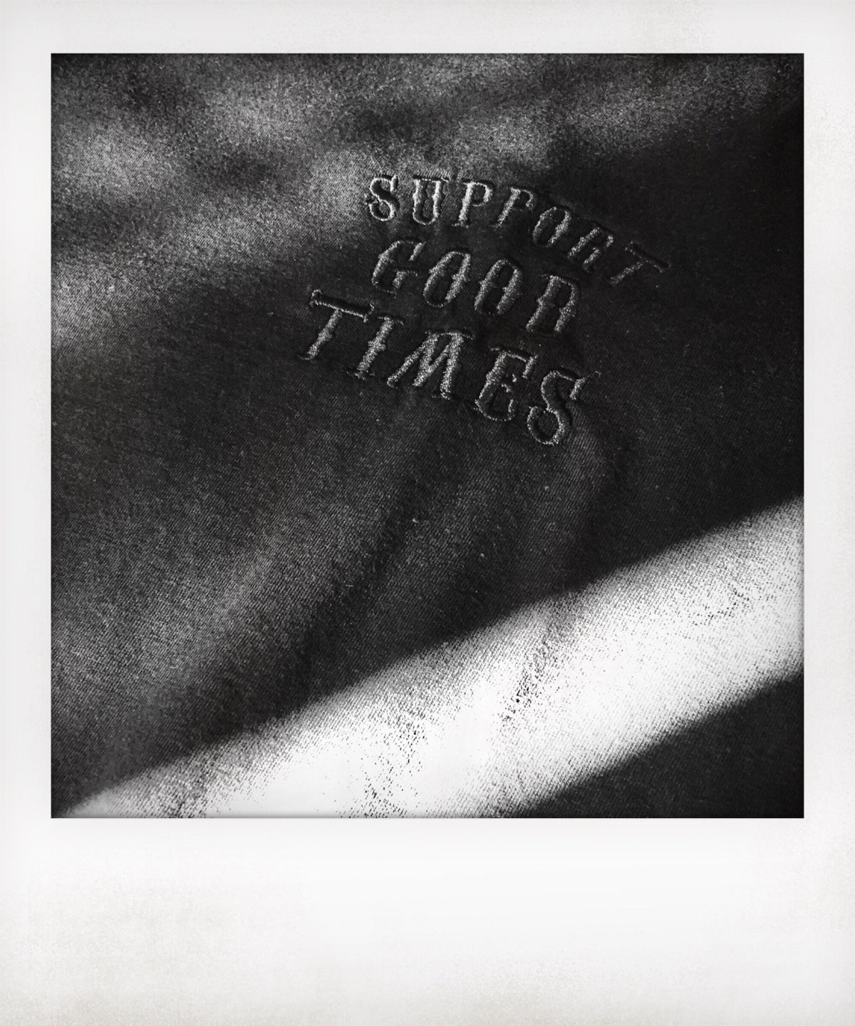 Embroidered Support Logo Tshirt | SUPPORT GOOD TIMES