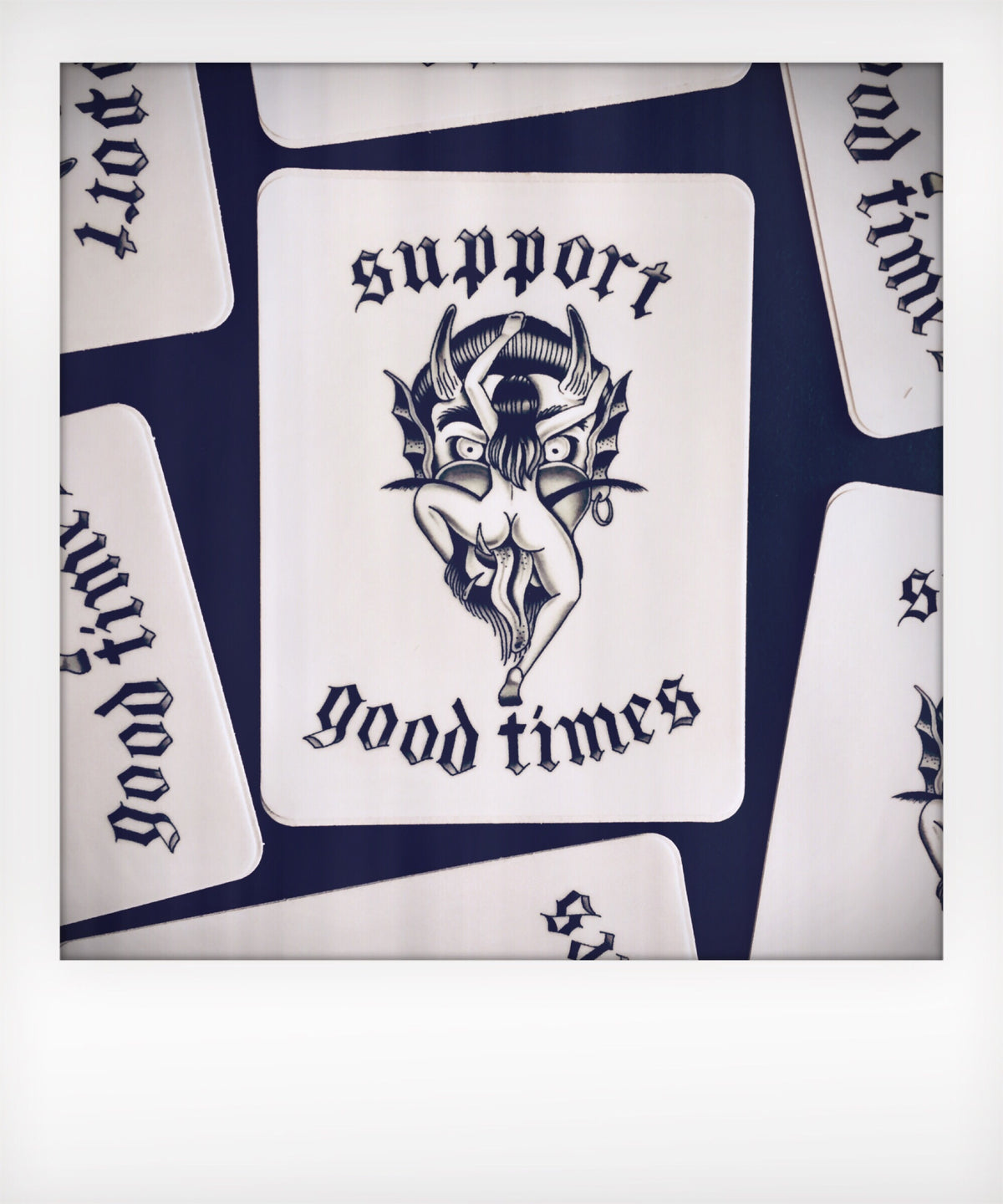 Devil Sticker | SUPPORT GOOD TIMES