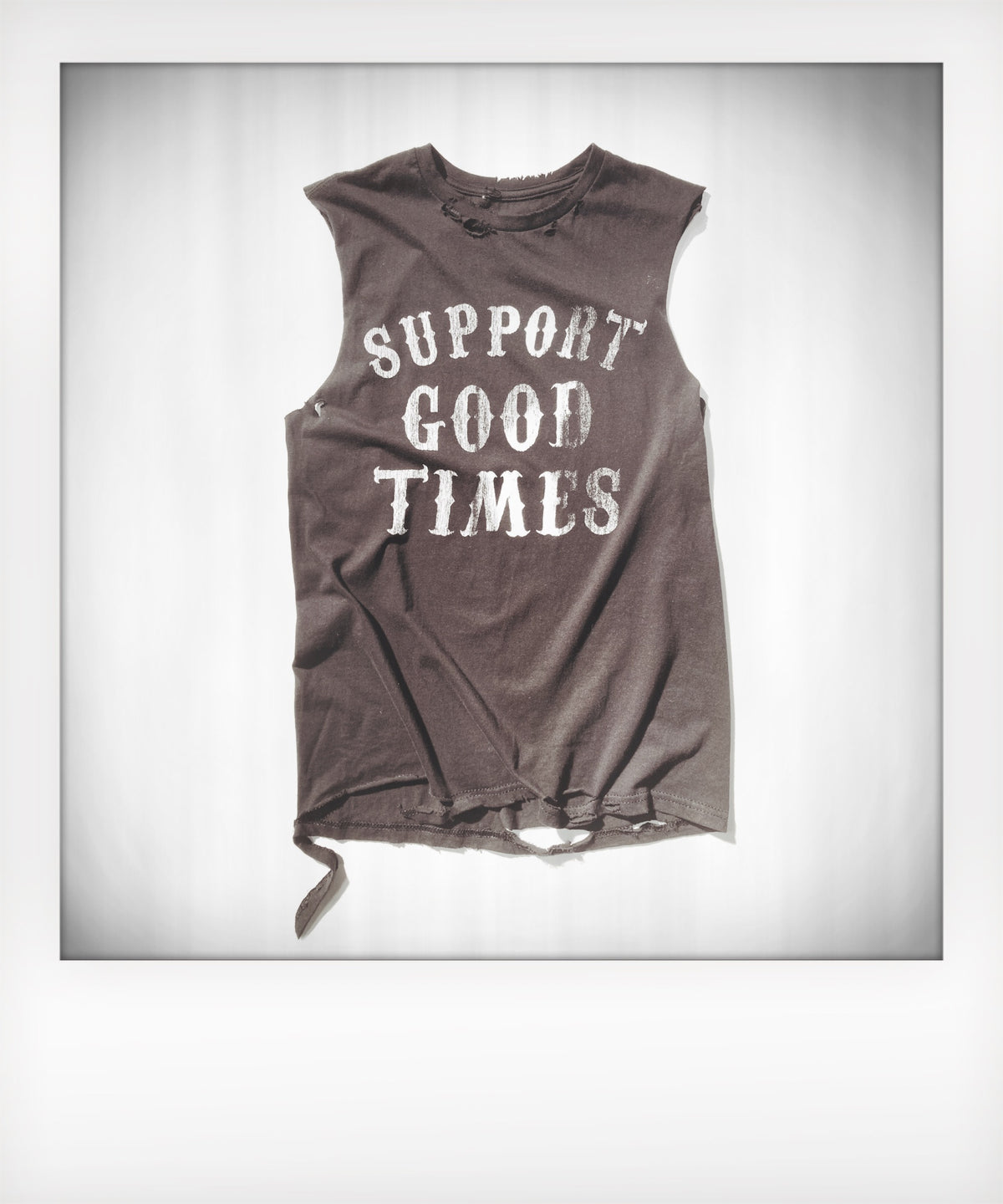 Destroyed Support Logo Tshirt No.202201 | SUPPORT GOOD TIMES